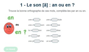 Révisions : son [an] et son [on] – Du côté de la salle 5…