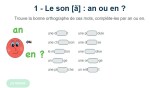 Révisions : son [an] et son [on] – Du côté de la salle 5…